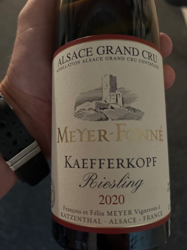 2021 Meyer-Fonné Riesling Kaefferkopf, France, Alsace, Alsace Grand Cru - CellarTracker