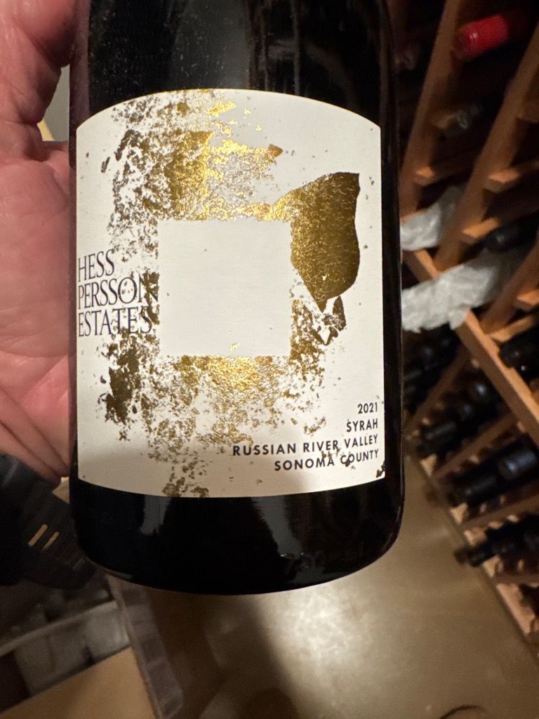 2021 The Hess Collection Syrah Small Block Series, USA, California ...