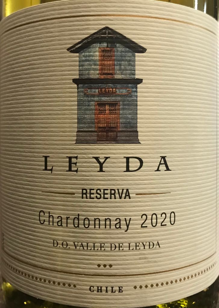 2020 Leyda Chardonnay Reserva, Chile, San Antonio Valley, Leyda Valley ...