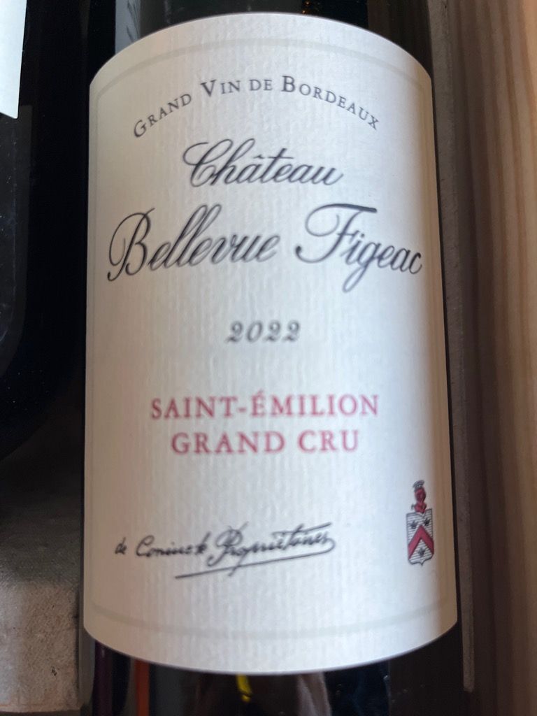 2022 Château Bellevue Figeac, France, Bordeaux, Libournais, St. Émilion Grand Cru - CellarTracker