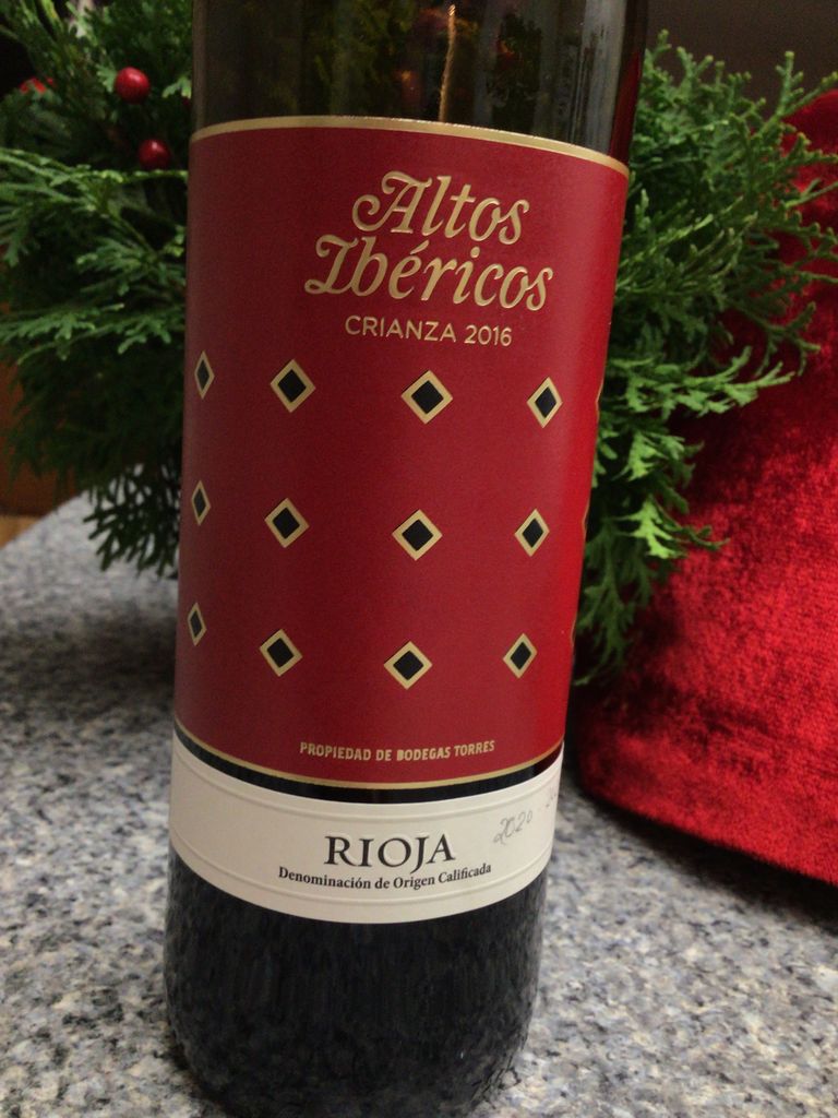 2016 Torres Rioja Altos Ibéricos Crianza, Spain, La Rioja, Rioja ...