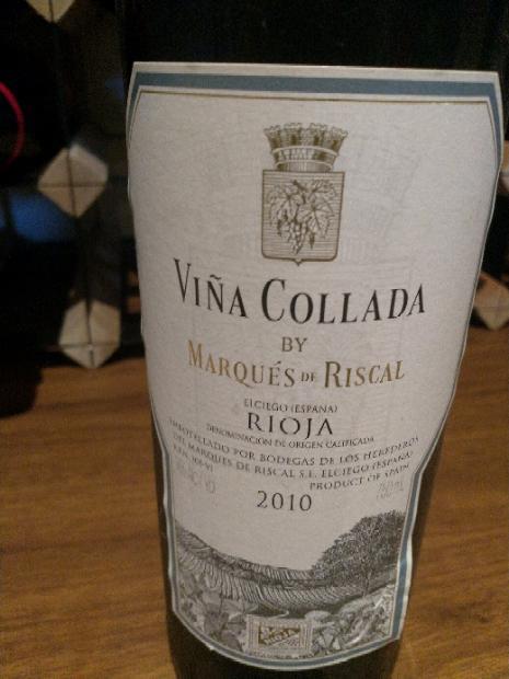 2010 Marqués de Riscal Rioja Vina Collada, Spain, La Rioja, La Rioja ...