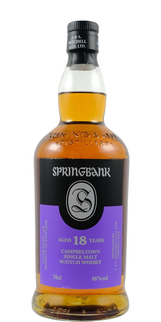 2024 Springbank 18 Year Old Single Malt Scotch Whisky, 46%, United ...
