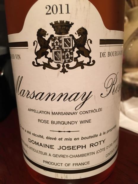 2010 Domaine Joseph Roty Marsannay Rosé, France, Burgundy, Côte de ...