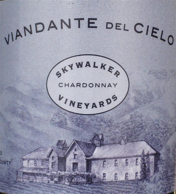 2012 Skywalker Vineyards Chardonnay Skywalker Ranch, USA, California, San Francisco Bay, Marin ...