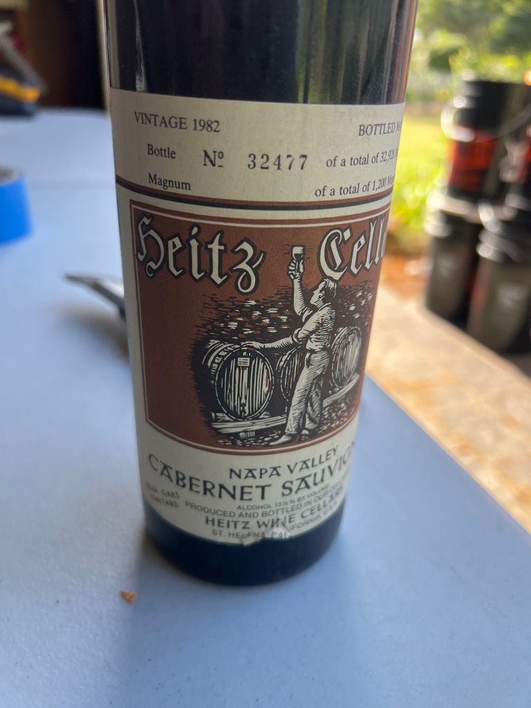 1982 Heitz Cellar Cabernet Sauvignon Bella Oaks, USA, California, Napa ...