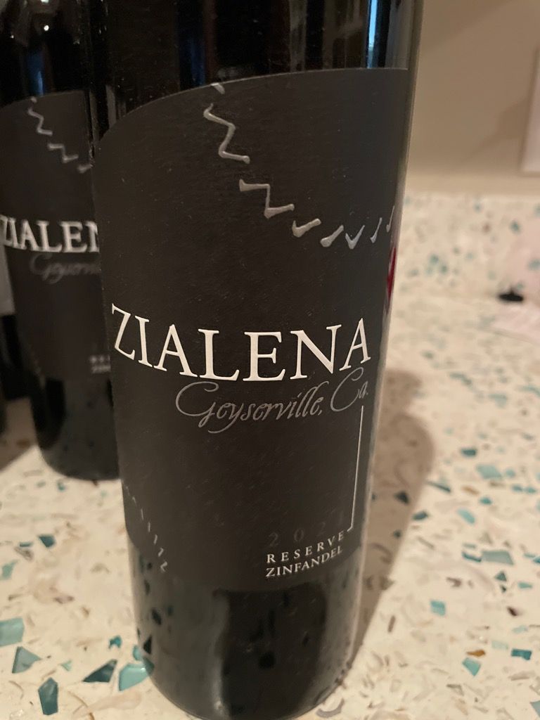 2021 Zialena Zinfandel Reserve, USA, California, Sonoma County ...