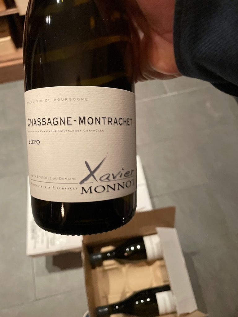 2019 Xavier Monnot Chassagne-Montrachet, France, Burgundy, Côte de ...
