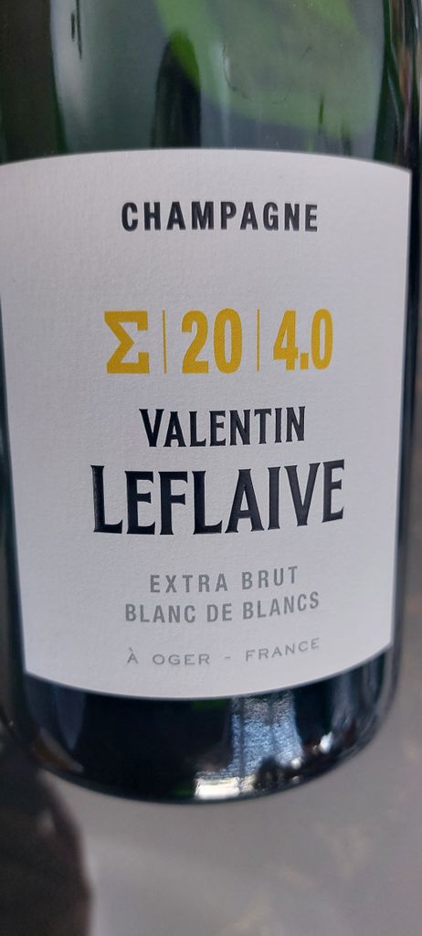 2020 Valentin Leflaive Champagne Σ 20 40 Blanc de Blancs Extra Brut ...