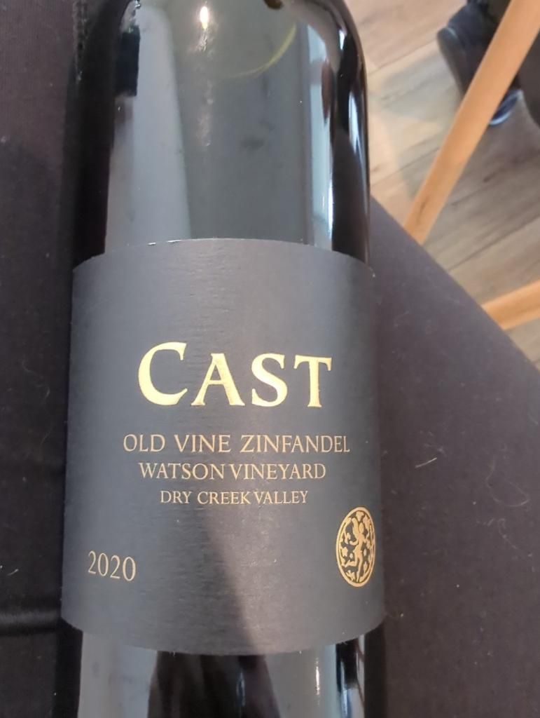 2020 Cast Wines Old Vine Zinfandel Watson Vineyard, USA, California ...