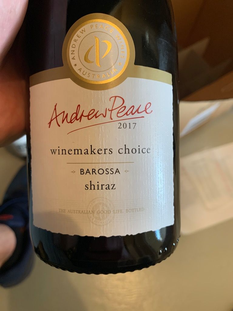 2020 Andrew Peace Shiraz Winemakers Choice, Australia, South Australia ...