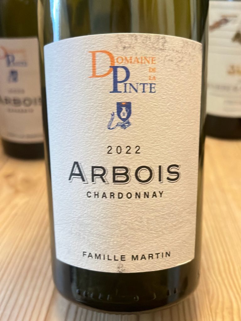 2023 Domaine de la Pinte Chardonnay Arbois, France, Jura, Arbois ...