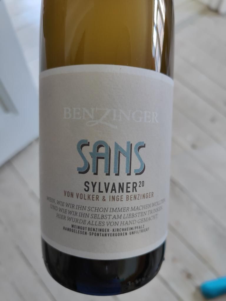 2020 Von Volke & Inge Benzinger Sylvaner Sans, Germany, Pfalz ...