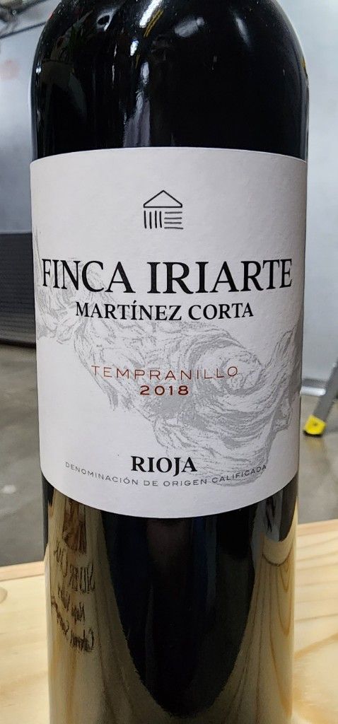 2019 Martínez Corta Tempranillo Rioja Finca Iriarte, Spain, La Rioja ...
