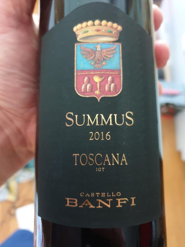 2016 Castello Banfi Summus, Italy, Tuscany, Montalcino, Sant' Antimo ...