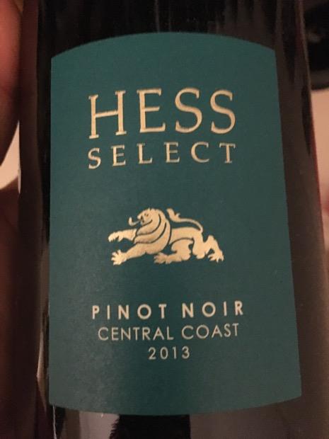 2013 The Hess Collection Pinot Noir Hess Select, USA, California ...