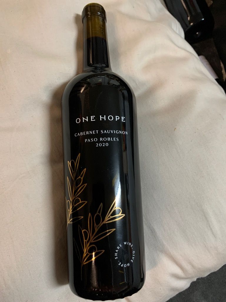 2020 One Hope Cabernet Sauvignon California, USA, California ...