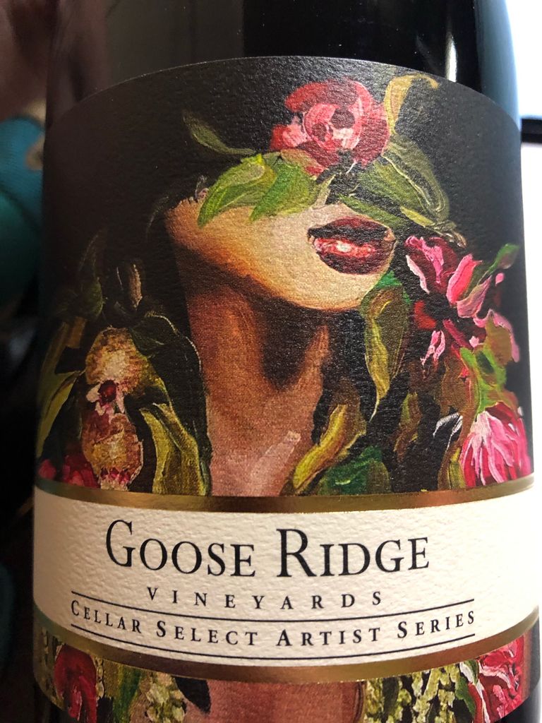 2018 Goose Ridge Vineyards Syrah Artist Series "Dahlia" Goose Ridge ...