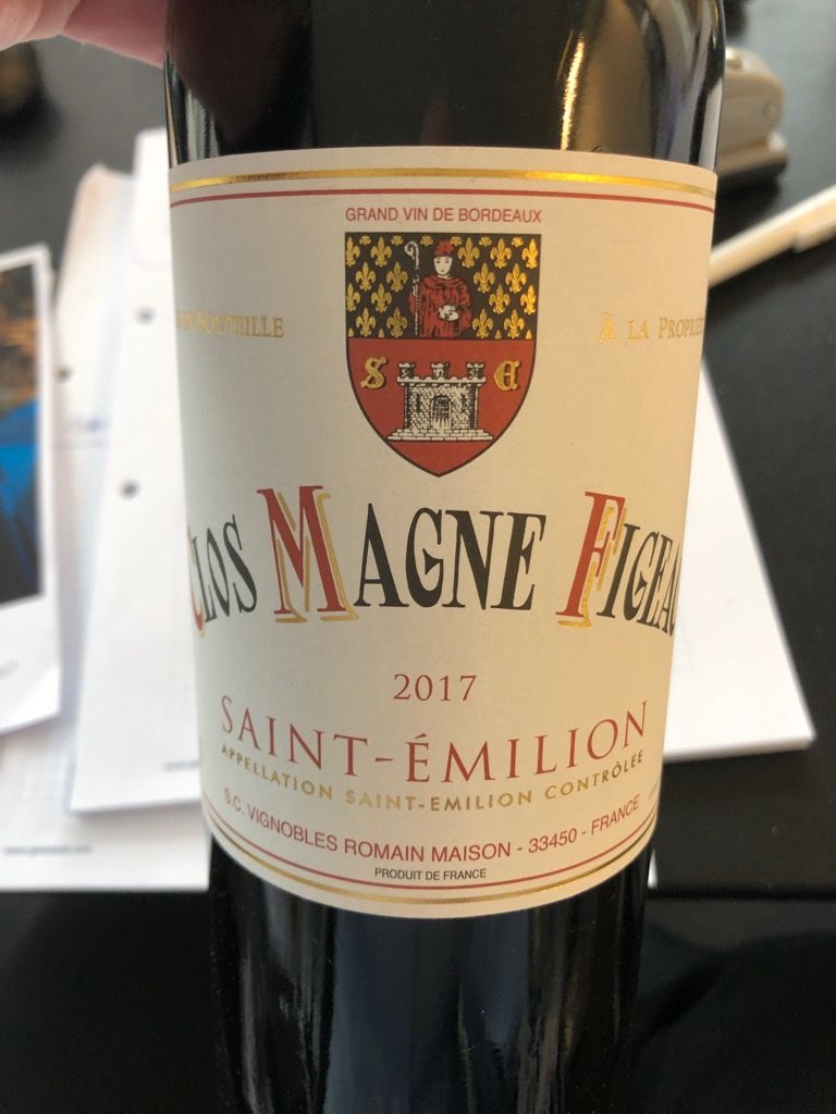 2017 Château Clos Magne Figeac, France, Bordeaux, Libournais, St ...