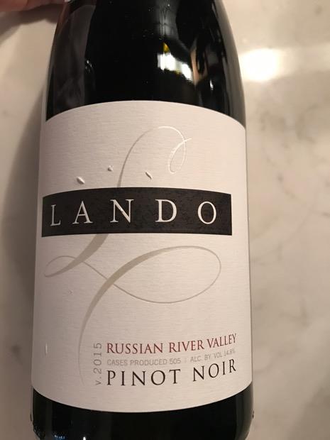 2014 Lando Wines Pinot Noir Russian River Valley, USA, California ...
