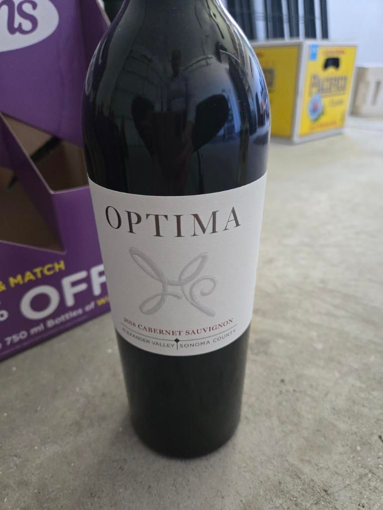 2018 Optima Cabernet Sauvignon, USA, California, Sonoma County ...