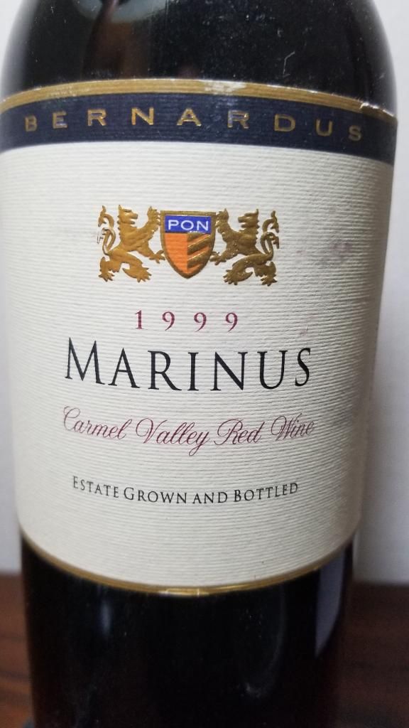 1999 Bernardus Winery Marinus, USA, California, Central Coast, Carmel ...