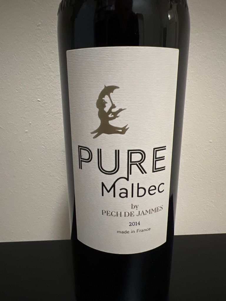 2018 Château Pech de Jammes Malbec Pure, France, Southwest France ...