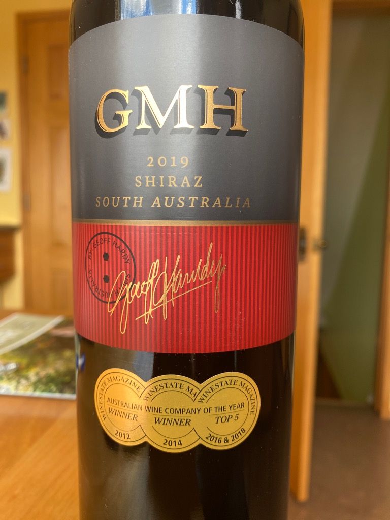 2019 Geoff Hardy Shiraz GMH, Australia, South Australia - CellarTracker
