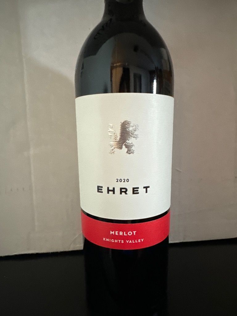 2020 Ehret Family Winery Merlot, USA, California, Sonoma County ...