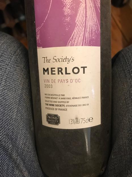 2003 The Wine Society Merlot Vin de Pays d'Oc, France, Languedoc ...