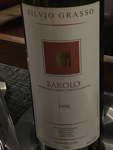 1990 Silvio Grasso Barolo, Italy, Piedmont, Langhe, Barolo - CellarTracker