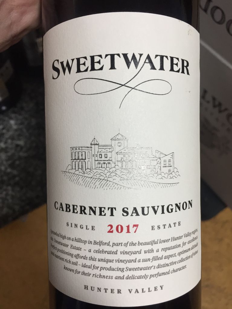 2020 Sweetwater Cabernet Sauvignon, Australia, New South Wales, Hunter ...