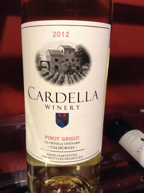 2008 Fattoria Cardella Pinot Grigio, USA, California, Central Valley ...