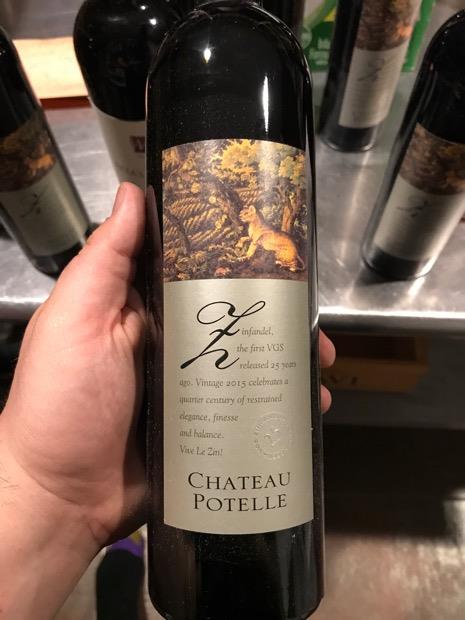 Community Tasting Note - 2015 Chateau Potelle Zinfandel VGS Mt. Veeder ...