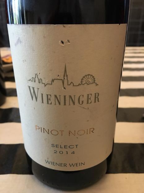 2014 Wieninger Pinot Noir Select, Austria, Wien - CellarTracker