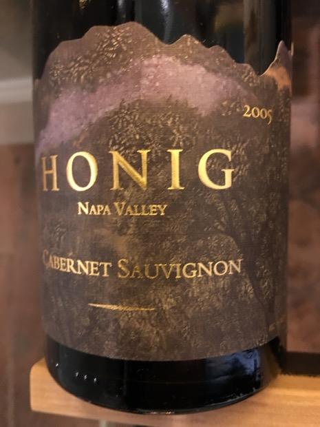 2005 Honig Cabernet Sauvignon, USA, California, Napa Valley - CellarTracker