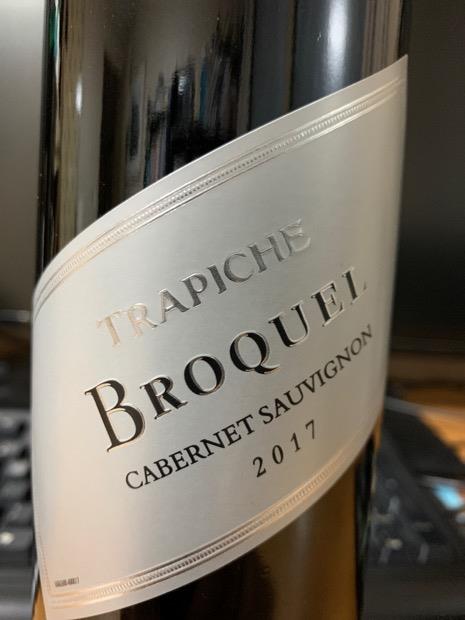 2017 Trapiche Cabernet Sauvignon Broquel, Argentina, Mendoza ...
