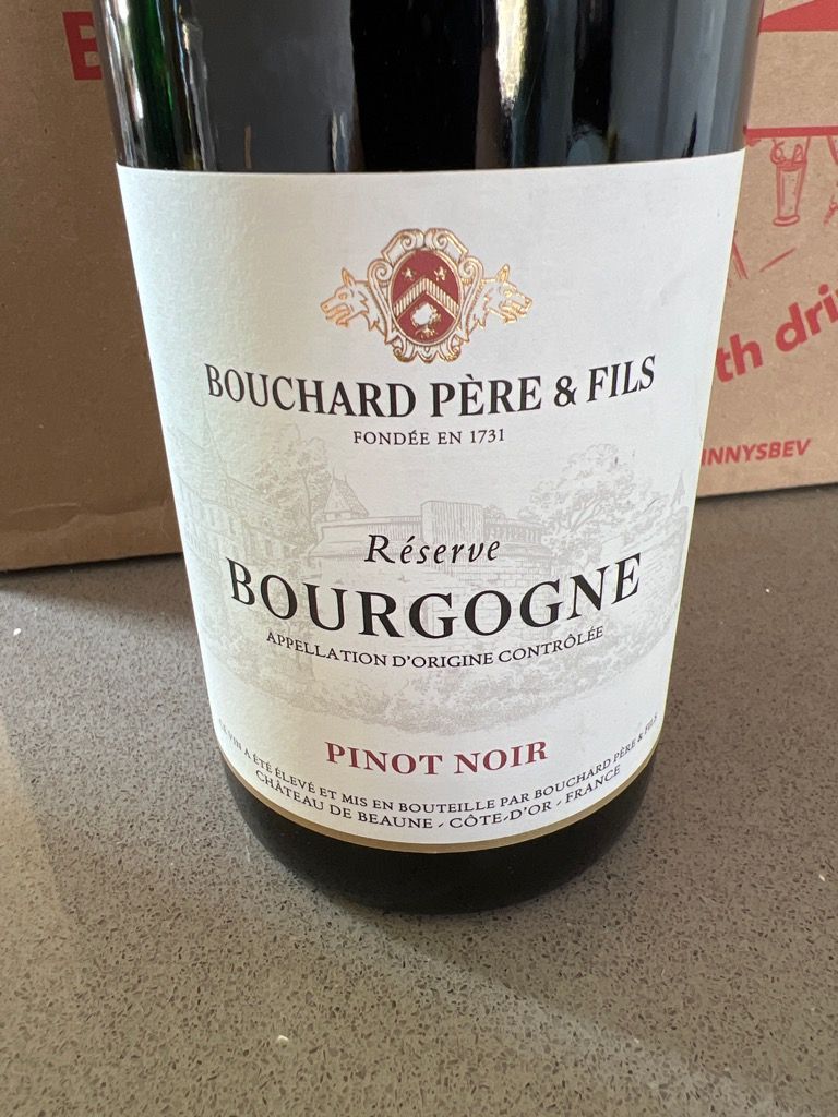 2020 Bouchard Père et Fils Pinot Noir Bourgogne, France, Burgundy ...