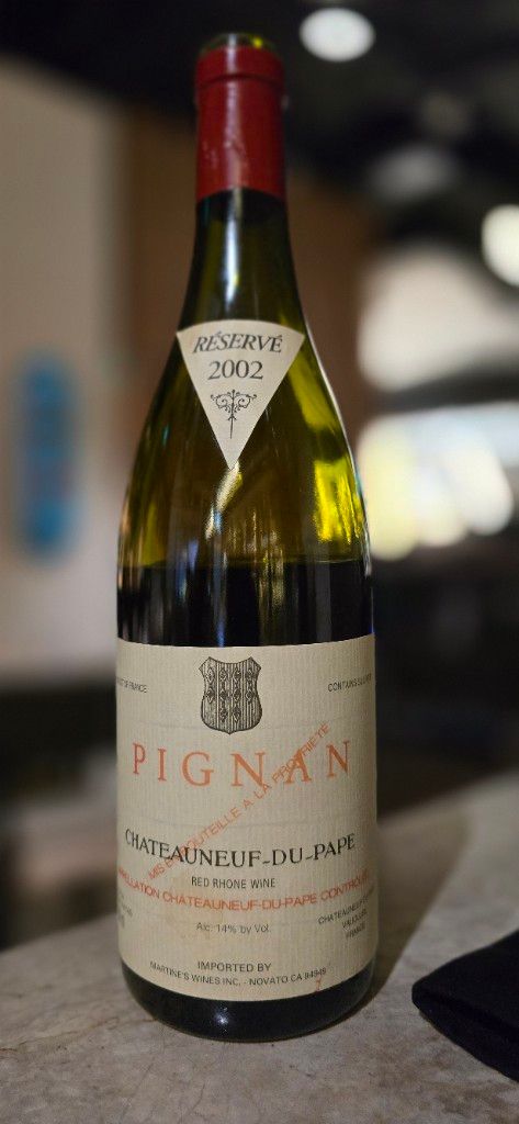 2002 Château Rayas Châteauneuf-du-Pape Pignan Reserve, France, Rhône, Southern Rhône ...