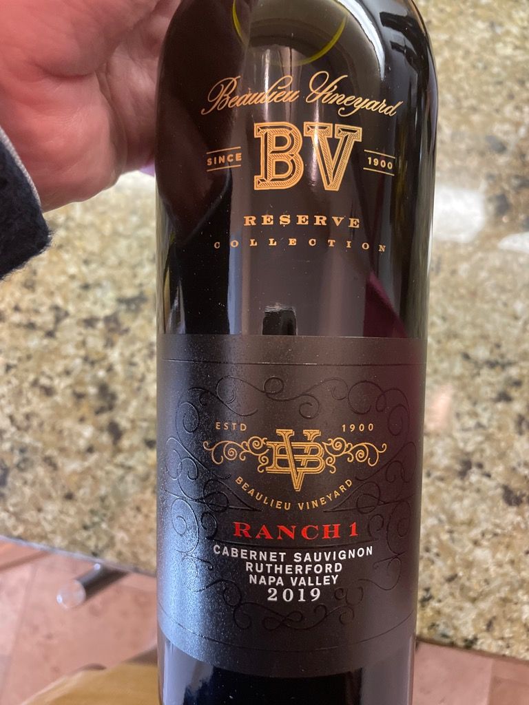 2019 Beaulieu Vineyard Cabernet Sauvignon Maestro Collection Ranch No ...