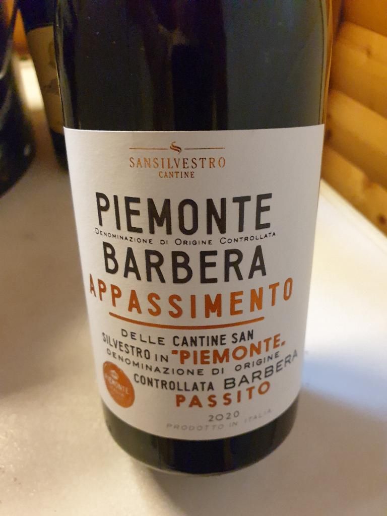 2020 Cantine San Silvestro Piemonte Barbera Passito Appassimento, Italy ...