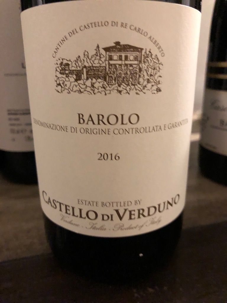 2016 Castello di Verduno Barolo Riserva Monvigliero, Italy, Piedmont ...