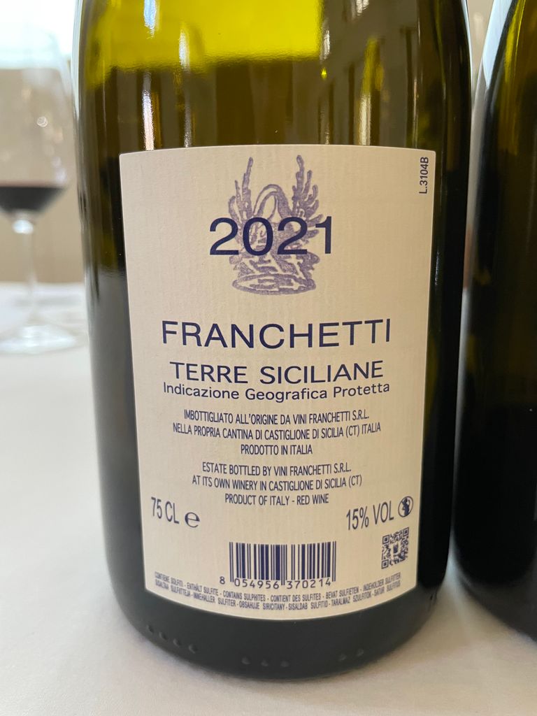 2021 Passopisciaro Franchetti, Italy, Sicily, Terre Siciliane ...