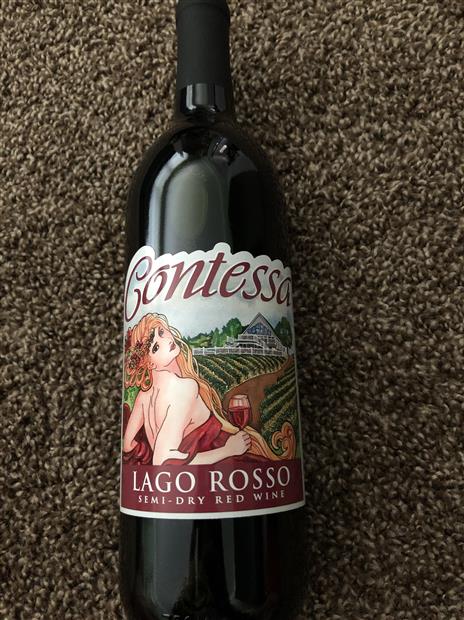 NV Contessa Wine Cellars Lago Rosso, USA, Michigan, Lake Michigan Shore ...