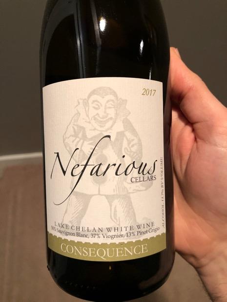 2017 Nefarious Cellars Consequence, USA, Washington - CellarTracker