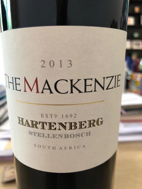 2013 Hartenberg The MacKenzie, South Africa, Coastal Region ...
