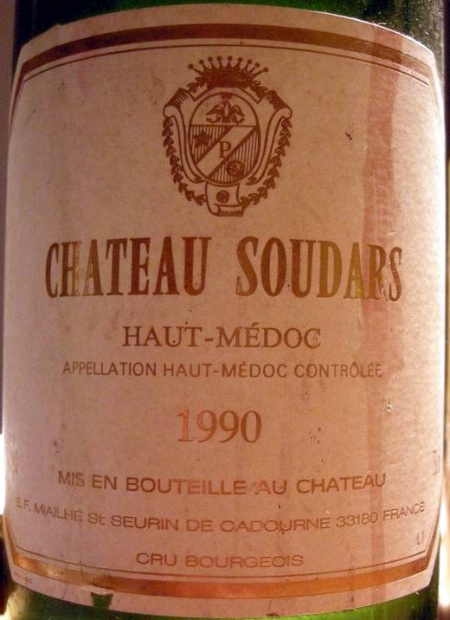 1990 Château Soudars, France, Bordeaux, Médoc, Haut-Médoc - CellarTracker