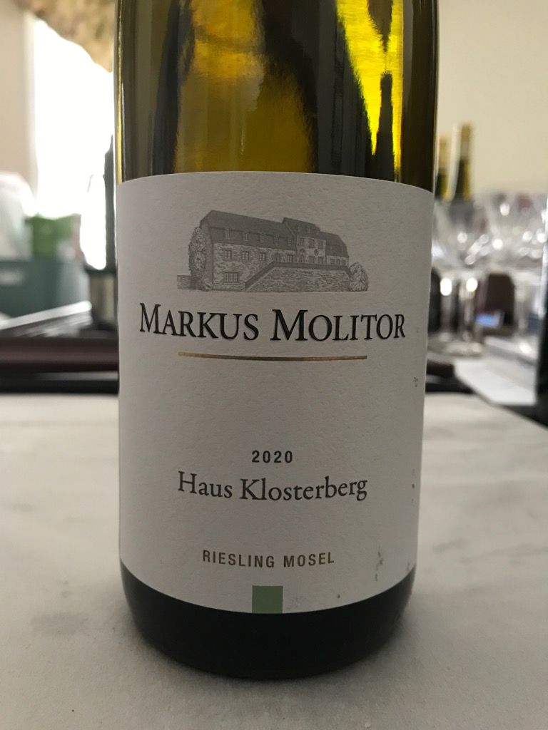 2021 Markus Molitor Haus Klosterberg Riesling feinherb, Germany, Mosel ...