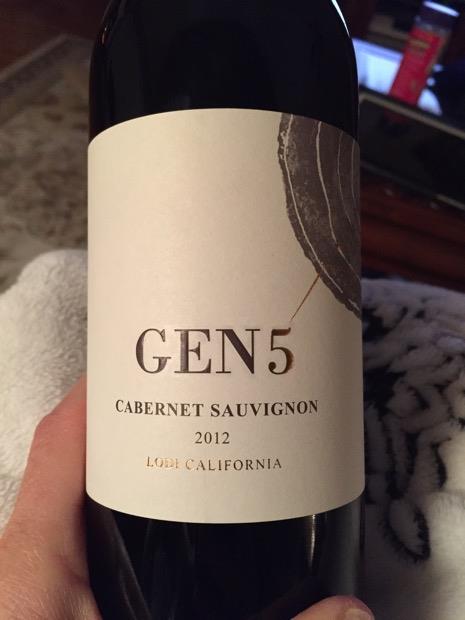 2012 Gen5 Cabernet Sauvignon, USA, California, Central Valley, Lodi ...