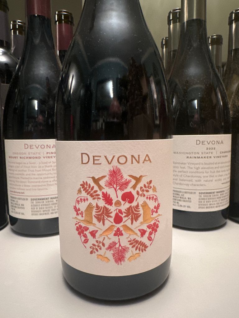 2022 Devona Pinot Noir Freedom Hill Vineyard, USA, Oregon - CellarTracker
